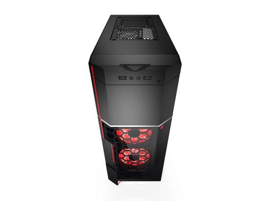 📢 CHASIS AZZA CRIMSON 211 1USB2.0 1USB3.0 2 FANES 3HDD 3SSD ACRILICO ...