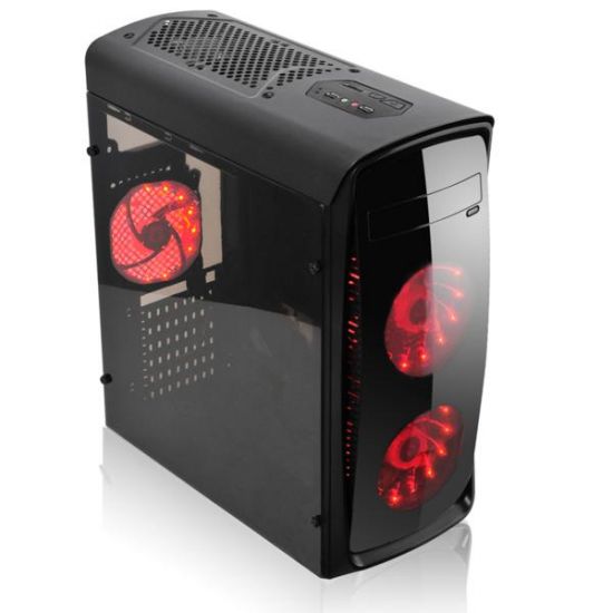 📢 CHASIS AGILER GAMING 1USB3.0 1USB2.0 3 FANES 2HDD 1SSD ACRILICO/NEW ...