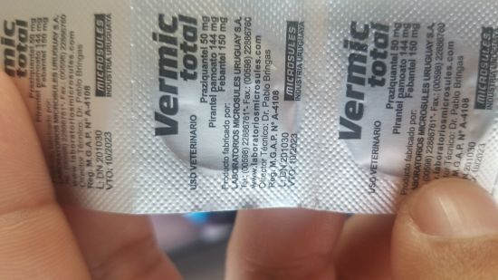 📢 Vermic total desparasitario de amplio espectro