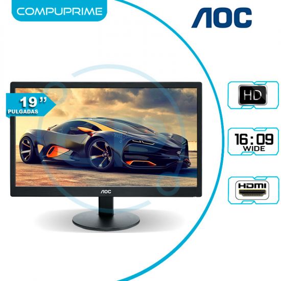 📢 Monitor LED 19” LG/HP/ACCER/AOC HDMI-VGA (HD) NEW EN SU NYLON “15 ...